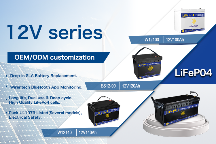 LiFePo4 battery, Lithium battery, 12V 100Ah lithium battery ...
